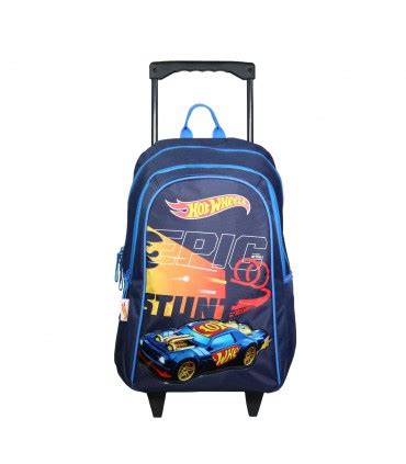 BAGTROTTER Sac à dos à roulettes Mattel Hot Wheels 45 cm Bleu
