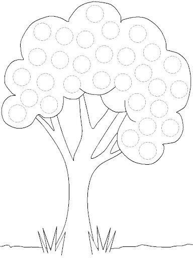 Tree Trace Worksheet Printable Christmas Worksheets Preschool Crafts