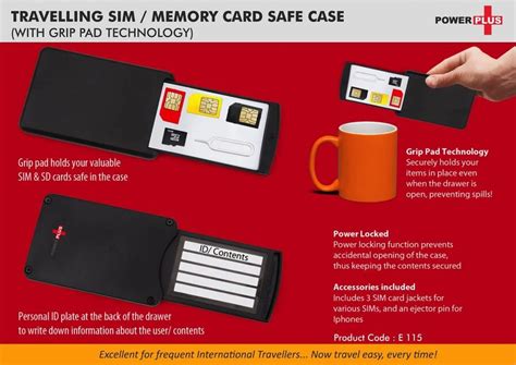 Black Microsd Slot Travelling Sd Sim Card Safe Case Plastic At Rs 113