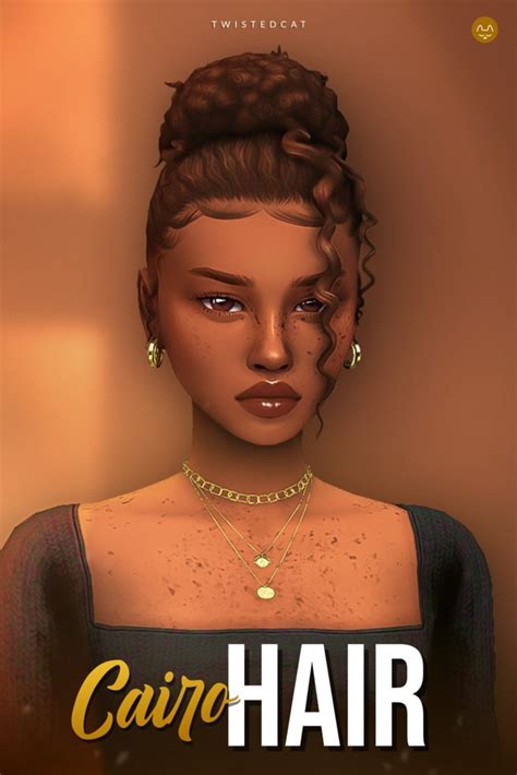 Cairo Hair By TwistedCat Liquid Sims