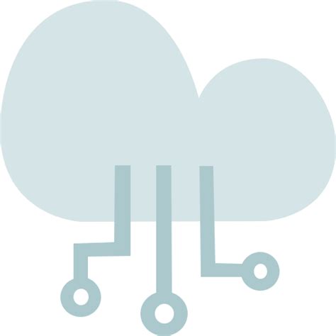 Cloud Processing Cartoon Flat Icon
