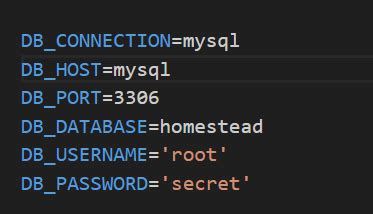 Mysql Php Artisan Migrate Access Denied For User Homestead 172 21