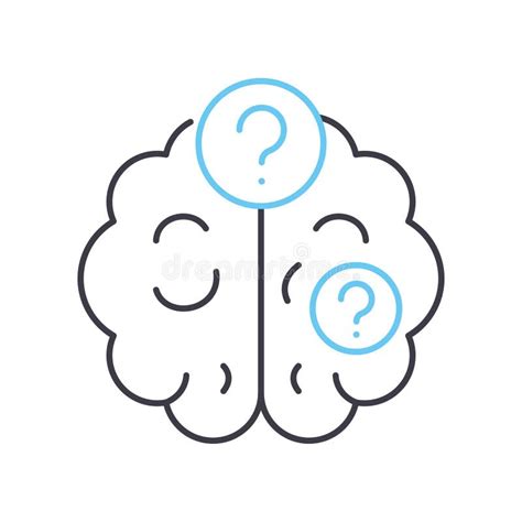 Problems Line Icon Outline Symbol Vector Illustration Concept Sign Stock Vector