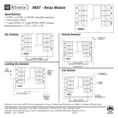 Altronix Pt724a Wiring Diagram