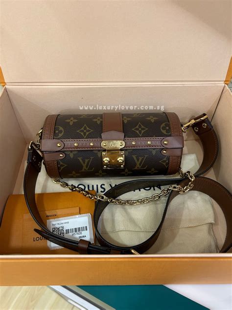 Lnib Lv Papillon Trunk Monogram Coated Canvas Ghw Luxury Bags