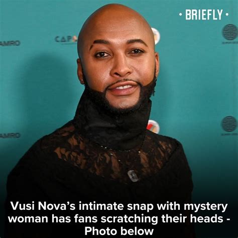 Briefly South African News Vusi Nova Has Sparked Wild Rumours After