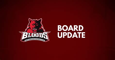 Wafc Board Update West Adelaide Football Club