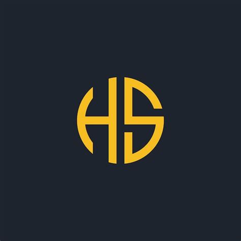 Premium Vector Hs Logo Vector