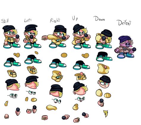 Minty Fnf Sprites By Daviscarf On Deviantart