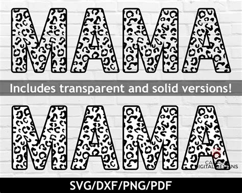 Mama Cheetah Svg Mom Life Svg Mama Cheetah Png Christmas Cheetah Print Png Layered Svg Mama