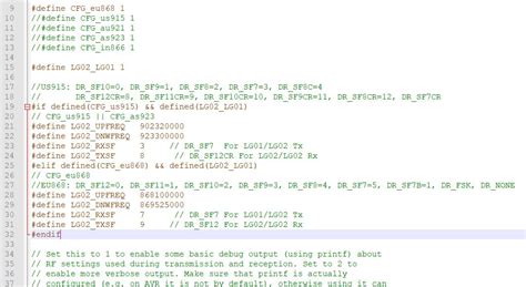 Dragino Lora Shield Error In Radioc After Trying Connetcting To Ttn