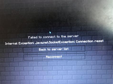 Anyone Know Why I Cant Connect Ive Restarted My Laptop And Connected To Other Servers But