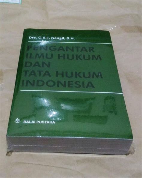 Jual Pengantar Ilmu Hukum Dan Tata Hukum Di Indonesia By CST Kansil Di Lapak Taman Buku Bukalapak