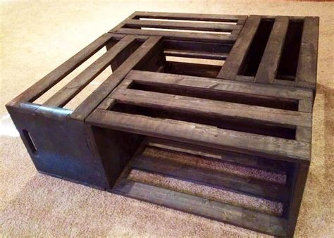 Rustic Crate Coffee Table