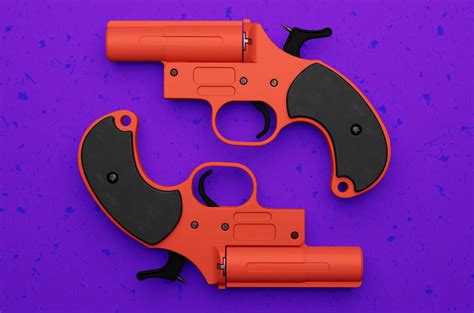 3d file flare gun 🔫・model to download and 3d print・cults