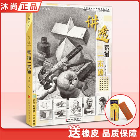 讲透素描一本通零素描基础教程美术绘画书籍教学材临摹范画画入门新手自学铅笔手绘静物单体组合石膏几何体人物头像初学画册虎窝淘