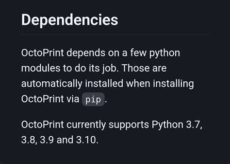 Octoprint 186 Startup Fails On Python 311 Re Formatargspec