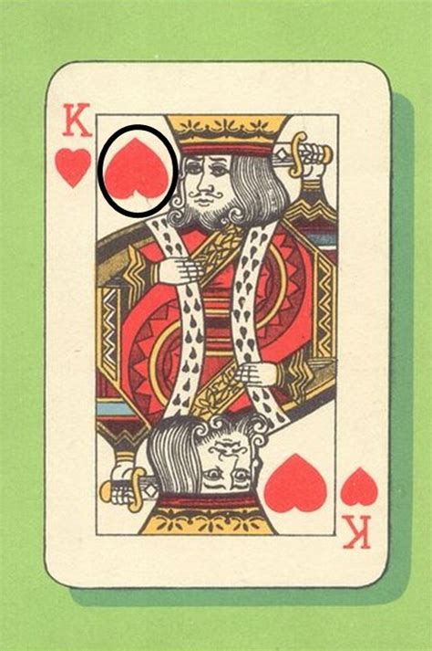You Have High Iq If You Can Spot 1 Mistake In This King Of Hearts Card