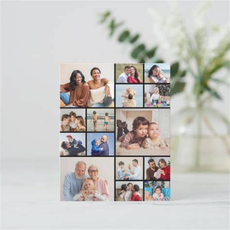 Create Your Own 15 Photo Collage Paper Sheet Flyer Zazzle