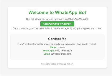 Whatsappbot Nodejs Automation Webdevelopment Api Express Chatbots Customerengagement