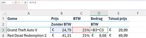 De Werking Van Formules In Excel Begrijpen Learningfever Proud To Be
