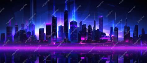 Premium Ai Image Retro Futuristic Synthwave Retrowave Styled Night