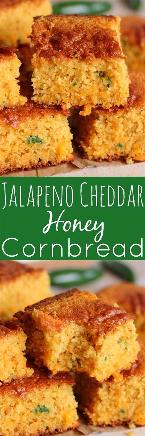 Jalapeno Cheddar Honey Cornbread Honey Cornbread Baking Cornbread