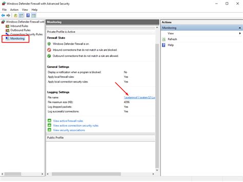 How To Monitor Firewall Activity With The Windows Firewall Log