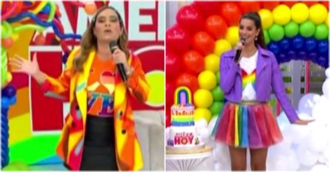 Conductores De América Hoy Celebran El Día Del Orgullo Lgbt No