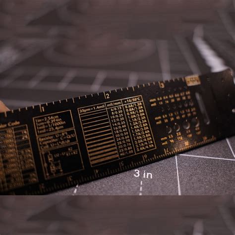 Multifunctional Pcb Ruler Measuring Tool 25cm 9 5cm Resistor Capacitor Chip Ic Smd Diode