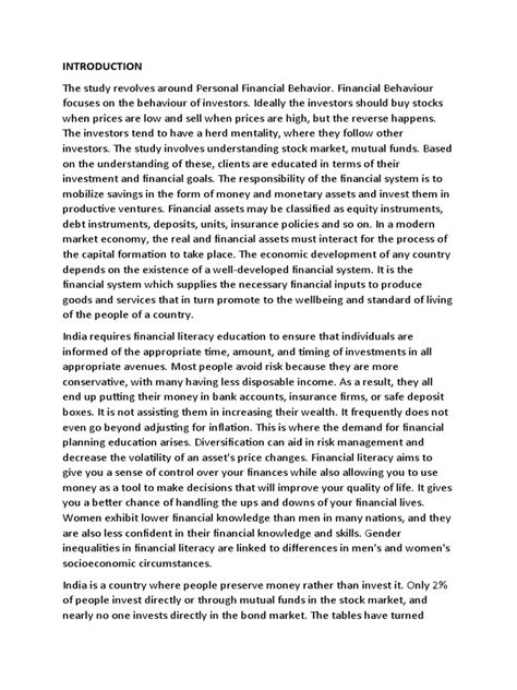 Nischith Project Pdf Stocks Investment Fund