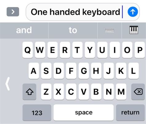 How To Use The One Handed Keyboard On Iphone