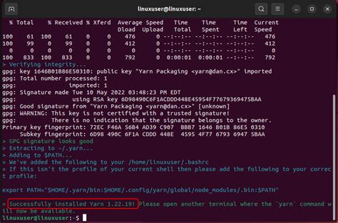 How To Install Yarn On Ubuntu Linux Genie