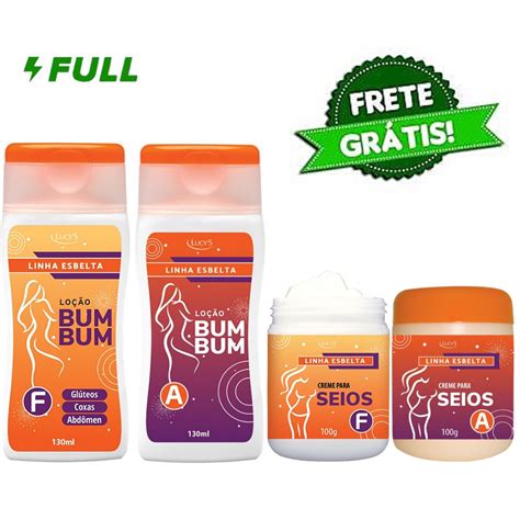 Kit De Creme Firmador Para Aumentar E Crescer Firmar Endurecer Bumbum Nadegas Coxas Seios E