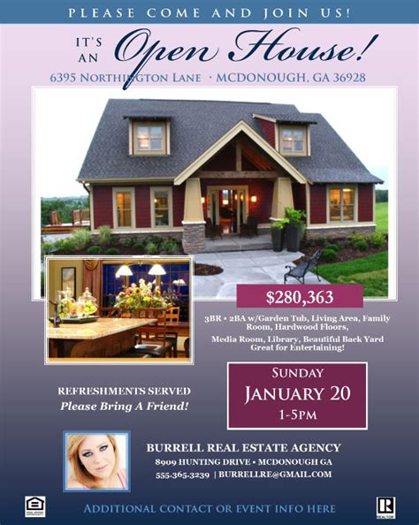 Open House Flyer Templates