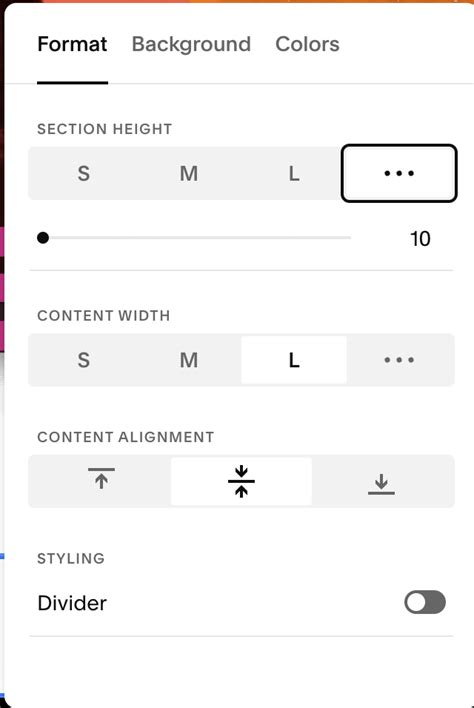 Custom Code Needed To Adjust Section Height Customize With Code