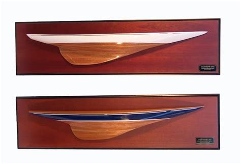 Bonhams A Pair Of Americas Cup J Class Half Hulls 30 X 8in 2