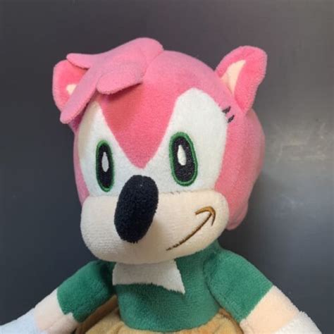 Amy Rose Plushie Sonic The Hedgehog Plush Toy Stuffed Doll 11 Inches