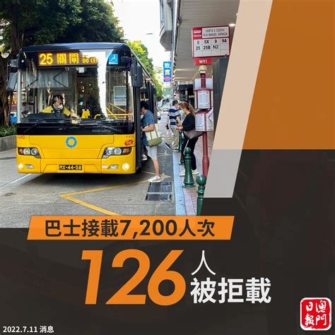有限度服務🚌】巴士接載七千二人次 逾百二人被拒載 澳門日報 Macao Daily News