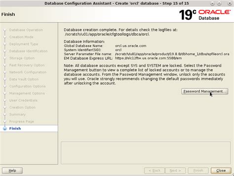 Create A Non Container Database Using Dbca Typical Mode