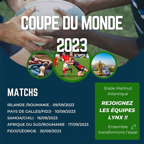 Coupe Du Monde De Rugby 2023 Groupe Lynx