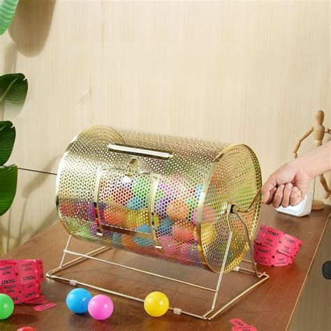 Vevor Raffle Drum Holds 5000 Tickets Or 200 Ping Pong Balls Metal