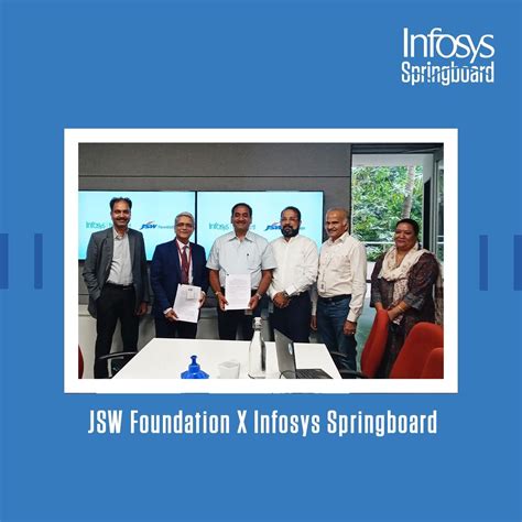 Infosys Springboard On Linkedin Infosysspringboard Jswfoundation