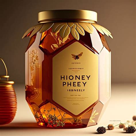 Creative Honey Packaging Design Honey Label Honey Bottle Labels Honey