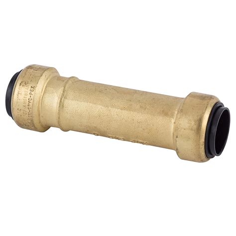 Tectite 3 4 Inch Push Fit X Push Fit Brass Repair Coupling Lead Free