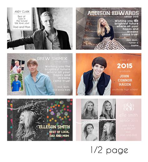 Senior Yearbook Ad Templates Free Printable Templates