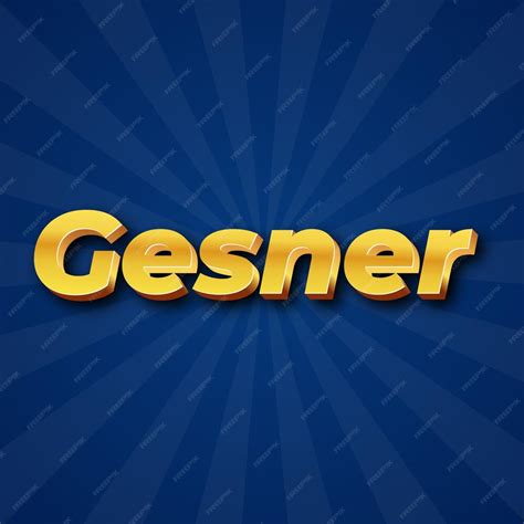 Premium Photo Gesner Text Effect Gold  Attractive Background Card