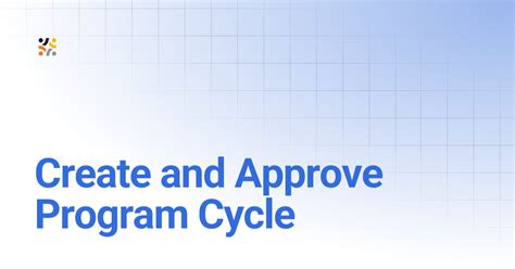 Create And Approve Program Cycle Openg2p Docs