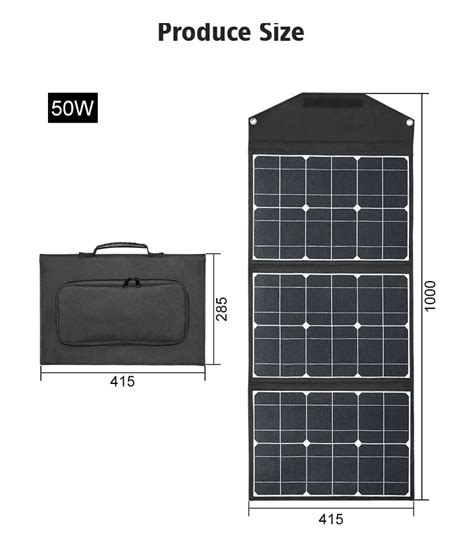 Outdoor Usb Solar Charger Panel Solar 18v 50w 100w 200w Monocrystalline