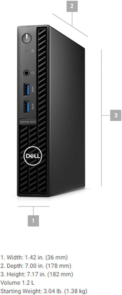 Dell Optiplex 3000 Mff Escritorio Empresarial Intel Core I5 12500t De